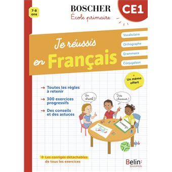 Je réussis en français CE broché Catherine Le Roux Véronique Schwab Achat Livre fnac