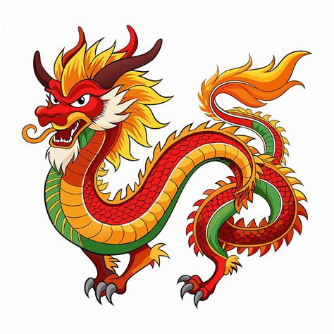 Hình ảnh Con Rồng đẹp File Vector Mẫu Pt159