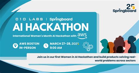 Springboard X C10 Labs Ai Hackathon Springboard Enterprises Helping