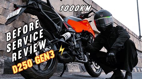 Duke 250 Gen3 ⚡️ Review Before Service 1000km Youtube