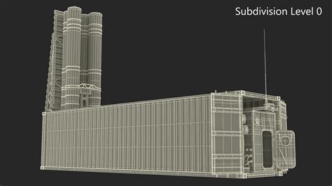 3d 40ft Containerized Missile System In Ready Position Turbosquid 2433531