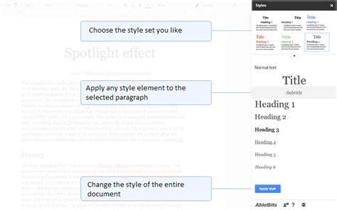 Choose From Sets Of Styles With This Google Docs Add On Eduk Me