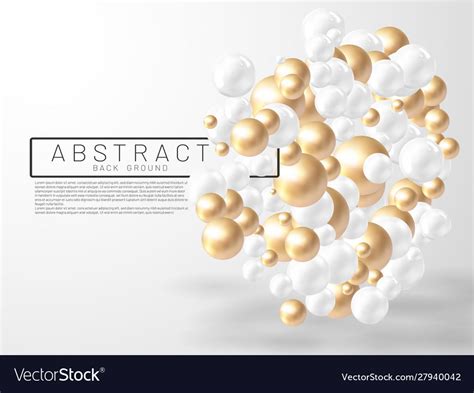 Overlapping Abstract Balls Or Bubbles Realistic Vector Image