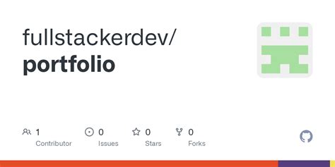 GitHub Fullstackerdev Portfolio