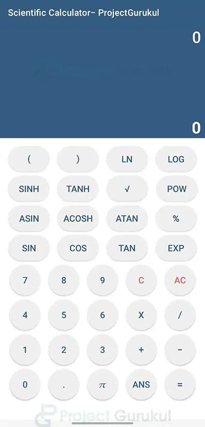 Android Kotlin Project Scientific Calculator App Project Gurukul