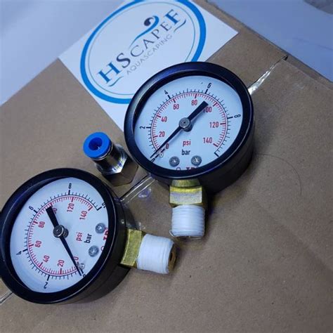 Jual Pressure Gauge Fitting Selang 6mm Shopee Indonesia