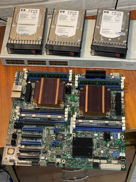 Сервер Intel Server S2600cp Xeon E5 2620 Hp Hdd146gb 12gb 3com