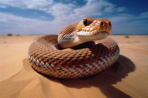 Free Ai Image Close Up On Snake In Natural Habitat