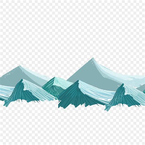 산 능선 봄 식물 패턴 일러스트 아름다운 꽃 산 큰 잎 아름다운 꽃 Png 일러스트 및 Psd 이미지 무료 다운로드