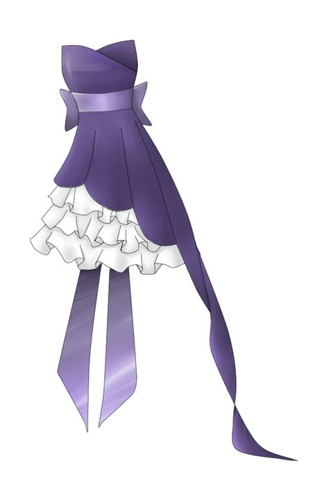 Purple Prom Dress Coloured By Candyapplepie On Deviantart