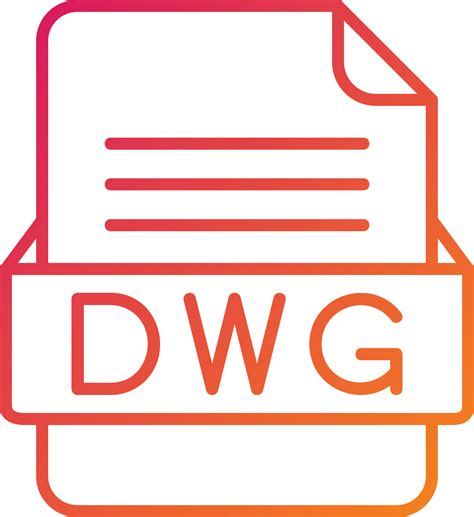 DWG File Format Icon Vector Art At Vecteezy
