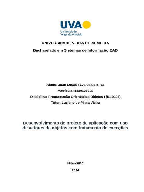ava 2 programação orientada a objetos juan lucas pdf classe