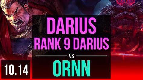 Darius Vs Ornn Top 28m Mastery Points Rank 9 Darius 800 Games