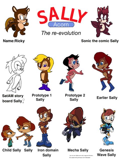 Sally Acorn The Re Evolution By JameSANDYart On DeviantArt