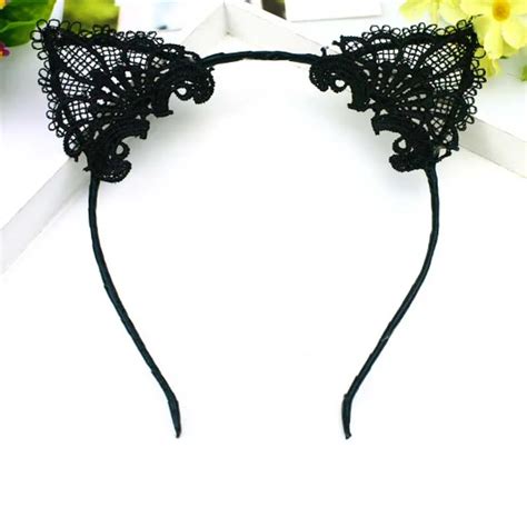 New Fashion Lace Cat Ears Role Playing Erotic Toy Sexy Hair Hoop Dance Party Hairs Accessories