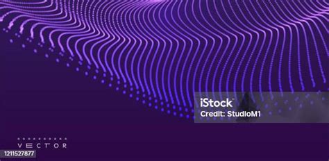 추상 과학 또는 기술 배경 그래픽 디자인 파티클이 있는 네트워크 그림입니다 3d 그리드 표면 0명에 대한 스톡 벡터 아트 및 기타 이미지 Istock