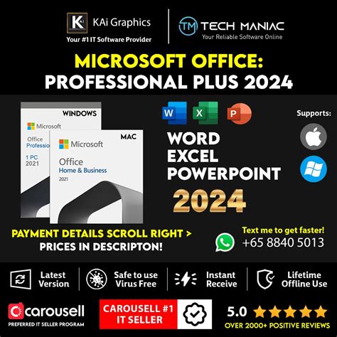 2024 Microsoft Office Professional Plus Home And Business Office 365