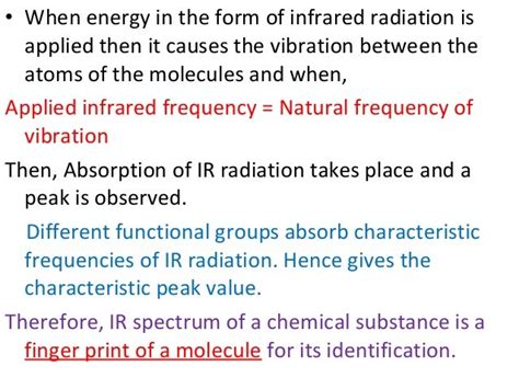 Basic Principle Of Infrared Spectroscopy