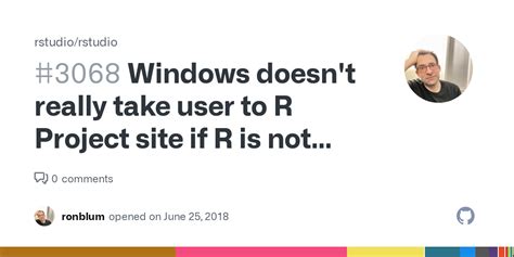 Windows Doesnt Really Take User To R Project Site If R Is Not