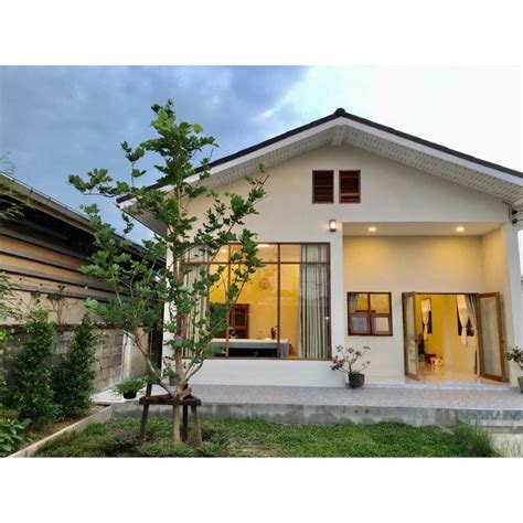 บ้านสไตล์มินิมอลชั้นเดียว 3 ห้องนอน 2 ห้องน้ำ ฟังก์ชั้นครบพร้อม