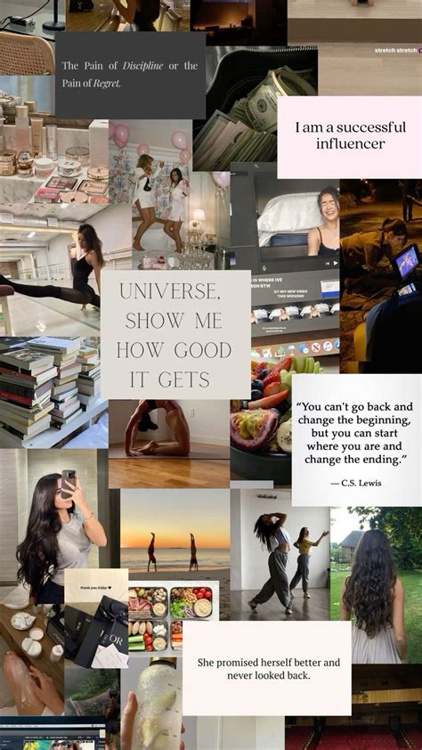 Vision Board Vision Board New Year Goals Influencer