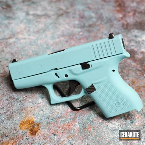 Robins Egg Blue Glock 43 Cerakote