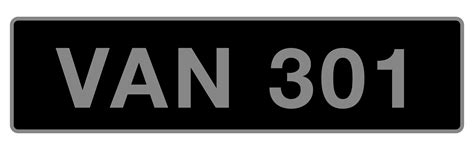 Bonhams Cars Van 301 Uk Vehicle Registration Number