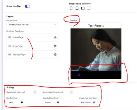 코드없이 개발하기 Flutter Flow 6앱 설정네비바and앱바 네이버 블로그