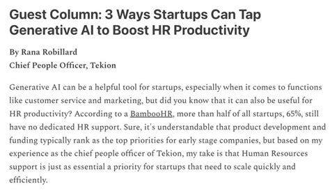 Aravind Gowda On Linkedin Generativeai Ai Artificialintelligence Hr Peopleteam Productivity