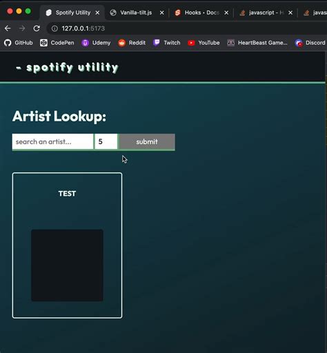 Imported Library Vanilla Tilt Doesnt Work On Hmr Reload But Does
