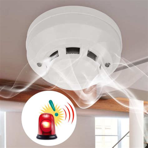 Smoke Detector Wired Fire Alarming Sensor For Dome Vicedeal