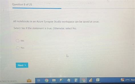 Question 8 Of 25 All Notebooks In An Azure StudyX