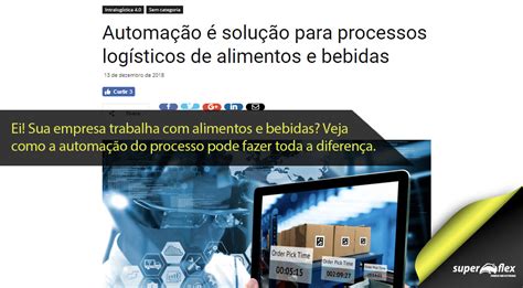 Automação é Solução Para Processos Logísticos De Alimentos E Bebidas