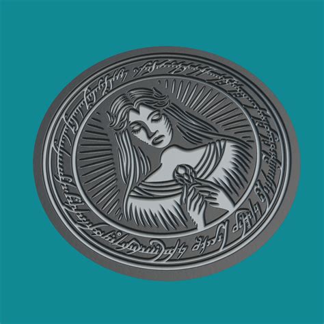 3d File Arwen Print Model Arwen Medallion Arwen Wall Decor 🧙‍♂️ ・3d Printer Model To Download・cults