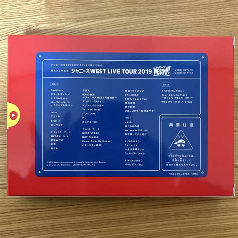 ジャニーズwest Live Tour 2019 Westv！ Dvd By メルカリ