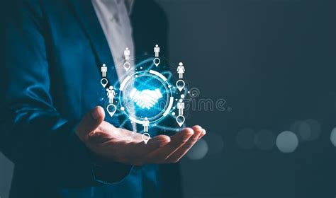 Business Ecosystems And Partnerships Concept Business Collaboration Strategies Stock Image