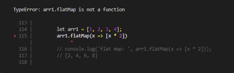 Javascript Array Prototype Flatmap Js Is Behaving Strangely In Test Cases And A Repl It
