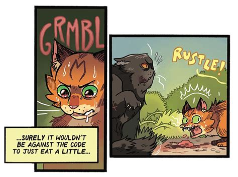 Favorite Funny Frames From The Prophecies Begin Volume One Warrior Cats