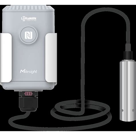 Iot Milesight Submersible Water Level Sensor Lorawan Range 10m Ip67 En