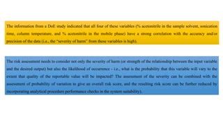 Analytical Control Strategy PPT