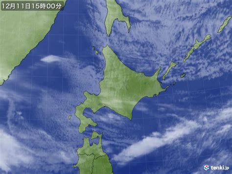 過去の気象衛星 北日本 2023年12月11日 日本気象協会 tenki jp