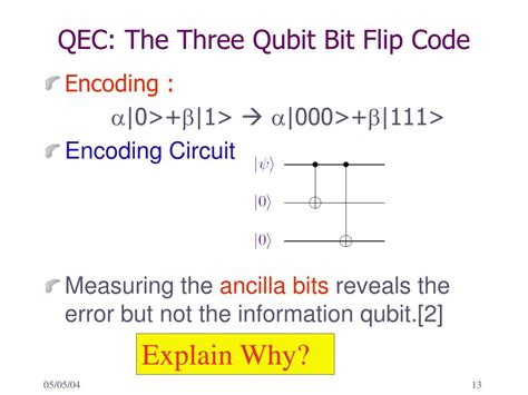 Ppt Introduction To Quantum Error Correction And Fault Tolerant Quantum Logic Powerpoint