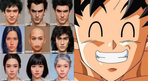 Dragon Ball Así Lucirían Gokú Vegeta Y Otros Personajes En La Vida Real
