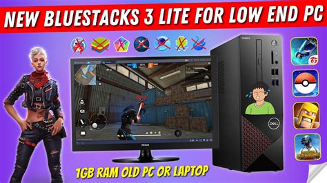 New Bluestacks Lite 3 Best Emulator For Low End PC Free Fire 1GB Ram