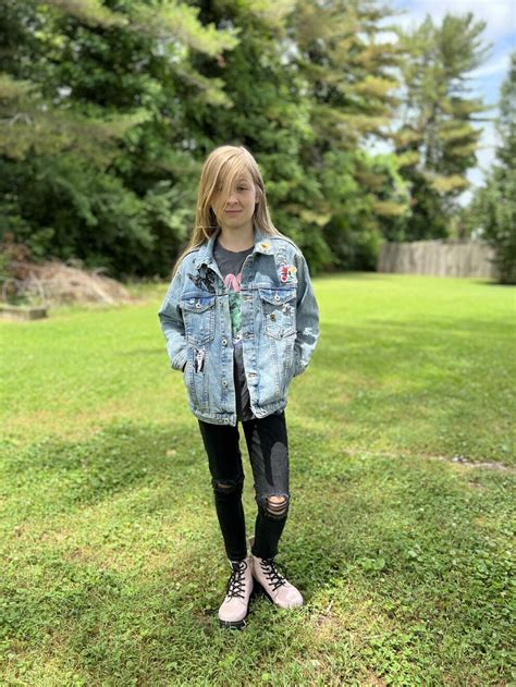 Embroidered Denim Jacket Olivia Jane Handcrafted