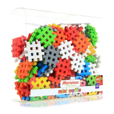 Gumowe Klocki Mini Waffle Wafle Marioinex