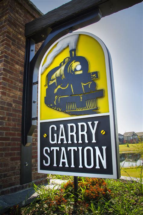 Garry Station Sign Lethbridge Communities By Melcor