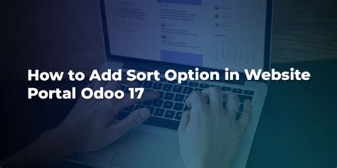 How To Add Sort Option In Website Portal Odoo