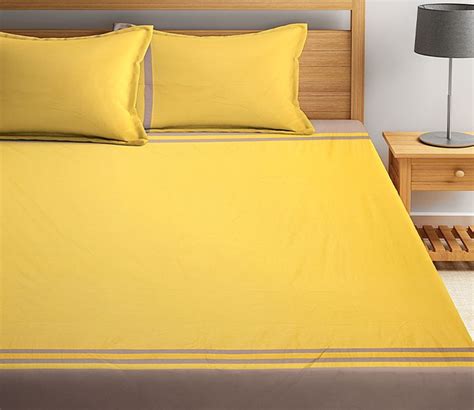 Buy Double Bed Sheet With 2 Pillow Covers Cotton Super King Size Bed