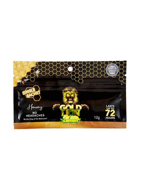Gold Lion Male Enhancement Honey Packet Gllh2 03297 Lovers Lane